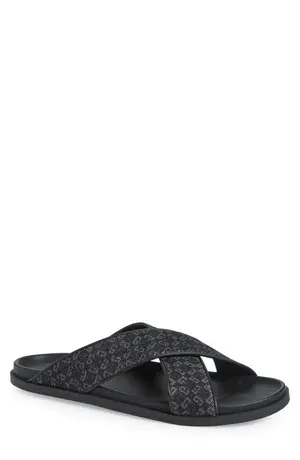 Givenchy Monogram Cross Strap Slide Sandal