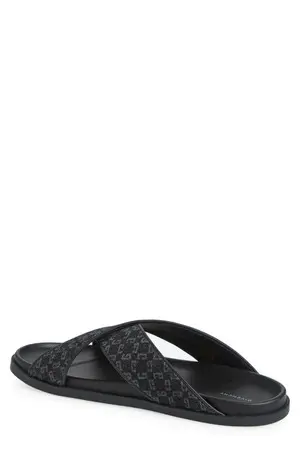 Givenchy Monogram Cross Strap Slide Sandal