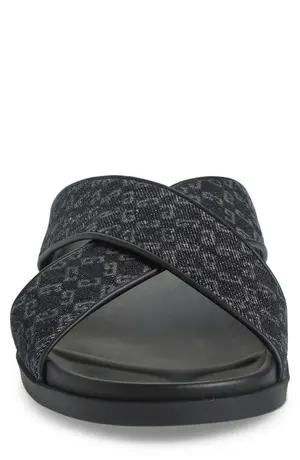 Givenchy Monogram Cross Strap Slide Sandal