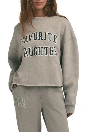 Favorite Daughter Drop Shoulder Sweatshirts Hoodies For Women