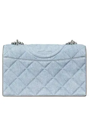 Tory Burch Fleming Convertible Shoulder Bag - Denim