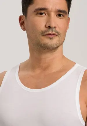 Hanro Natural Function Tencel™ And Cotton Tank Top - White