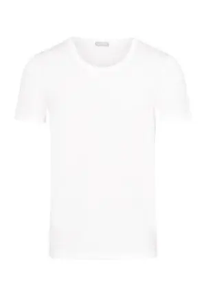 Hanro Cotton Superior Cotton Crew Neck T-shirt - White