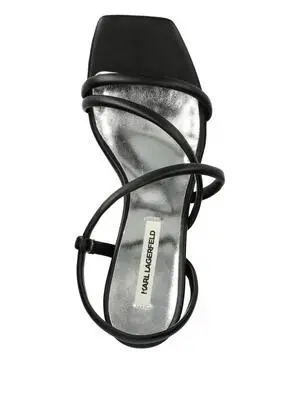 Karl Lagerfeld Leather Strappy Sandals