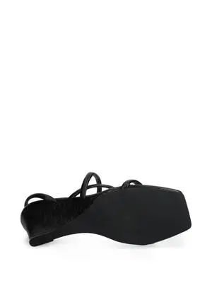 Karl Lagerfeld Leather Strappy Sandals