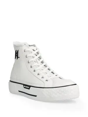 Karl Lagerfeld Leather High-top Sneakers