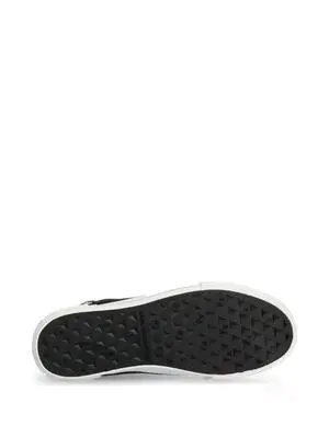 Karl Lagerfeld Ikon Kampus Max Logo Patch High Top Sneakers - Black