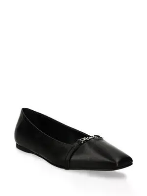 Karl Lagerfeld Signature Ballet Flats