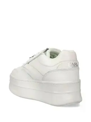 Karl Lagerfeld Leather Sneakers - White