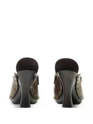 Burberry 111mm Potter Mules - Brown