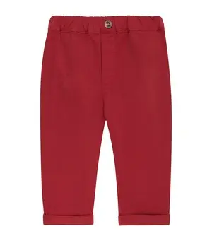 Trotters Stretch-cotton Jacob Trousers