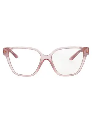 Versace Versace Eyewear Cat-Eye Frame Glasses - Pink