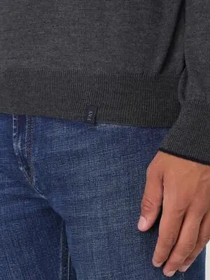 FAY Long Sleeve Pullover Sweater