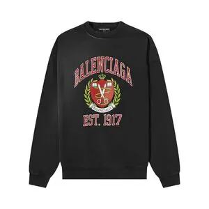Balenciaga College Logo Crewneck
