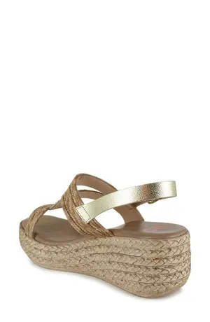 NATIONAL COMFORT Platform Wedge Sandal