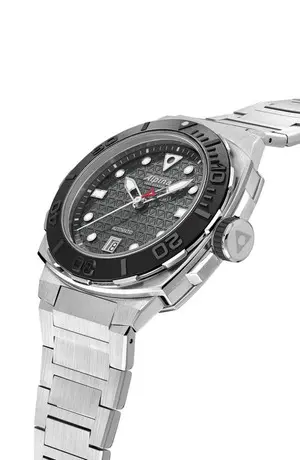 ALPINA Seastrong Diver Extreme Bracelet Automatic Gmt Watch - Silver-tone