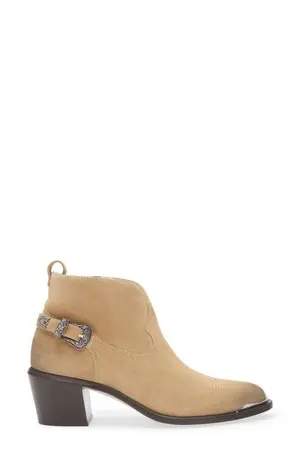 GOLDEN GOOSE Patty Waxed Suede Western Bootie
