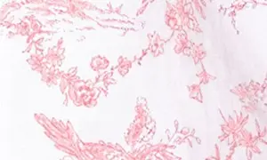 PETITE PLUME Timeless Toile Classic Pima Cotton Short Sleeve Short Pajamas - Pink