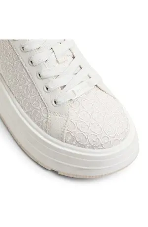 Aldo Garelia Embroidered Platform Sneakers