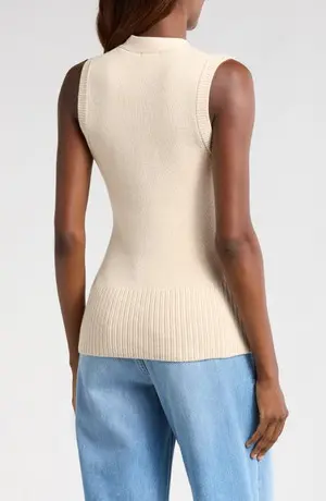 PISTOLA Audra Knit Sweater Vest - Soft Dove