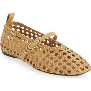 Rag & Bone Spire Woven Mary Jane Flat - Dknat