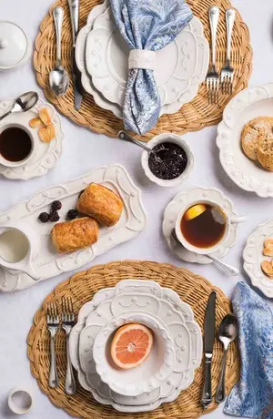 JULISKA Jardins Du Monde Ceramic Turkey Platter