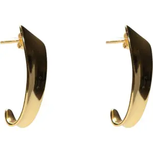 ARGENTO VIVO Abstract Hoop Earrings