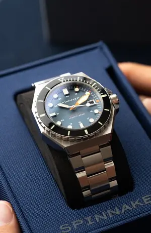 SPINNAKER Dumas Automatic Bracelet Watch - Blue