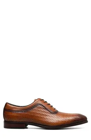 STACY ADAMS Keating Woven Derby - Tan