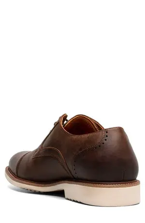STACY ADAMS Wesbridge Cap Toe Derby - Brown