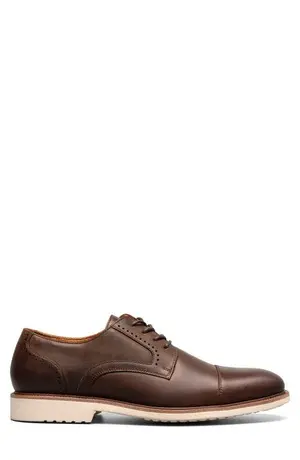 STACY ADAMS Wesbridge Cap Toe Derby - Brown