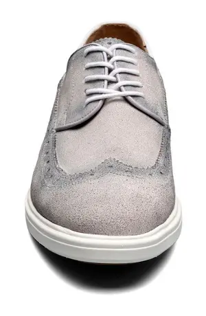STACY ADAMS Trudell Wingtip Oxford - Light Gray