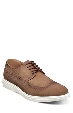 STACY ADAMS Trudell Wingtip Oxford - Sand
