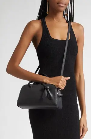 Jacquemus Le Petite Turismo Leather Bag - Black