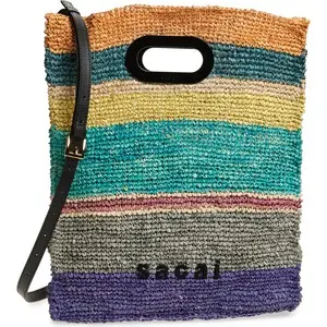 Sacai Raffia Bags For Women