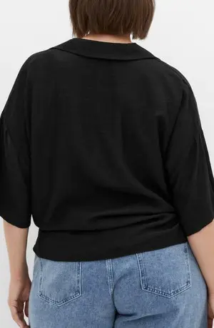 City Chic Rosie Tie Front Top
