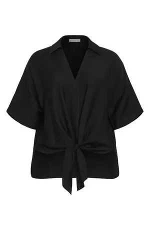 City Chic Rosie Tie Front Top