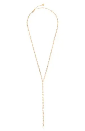 Ettika Cubic Zirconia Disc Chain Y-necklace