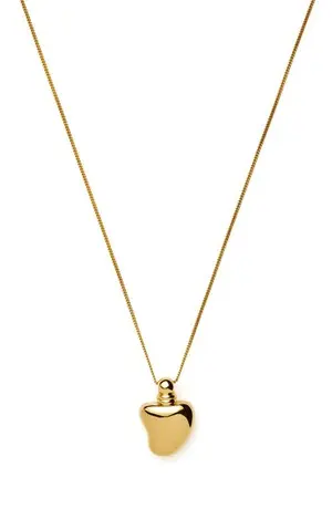 MISSOMA Message In A Bottle Heart Pendant Necklace - Gold