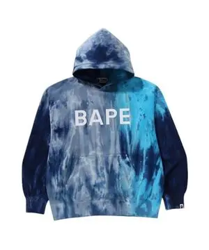 A BATHING APE Ice Dye Relaxed Fit Pullover Hoodie