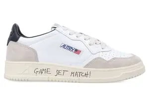 AUTRY Medalist Leather Low Sneakers - White/black