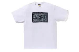 A BATHING APE Card Tee Shirt - White/black