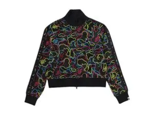 A BATHING APE Neon Camo Jacquard Track Jacket