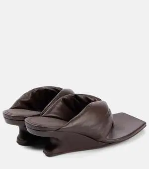 Rick Owens Cantilever 45 Leather Thong Sandals