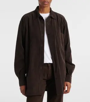 THE ROW Nesson Cotton Shirt - Brown