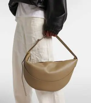THE ROW Jouve Small Leather Shoulder Bag