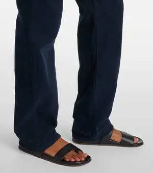 THE ROW Carlyl Cotton Corduroy Pants