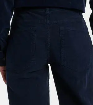 THE ROW Carlyl Cotton Corduroy Pants
