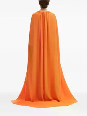 Oscar De La Renta Gathered Detail Kaftan