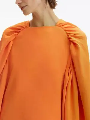 Oscar De La Renta Gathered Detail Kaftan